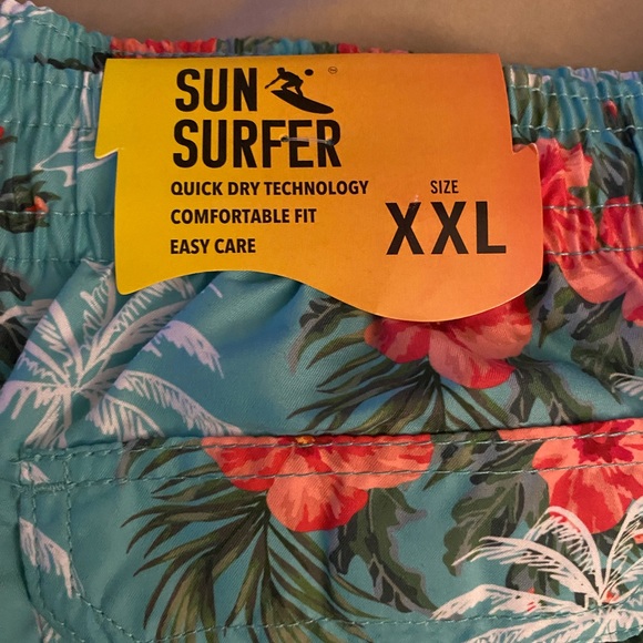 Sun Surfer | Swim | Never Worn Sun Surfer Mens Swim Shorts | Poshmark